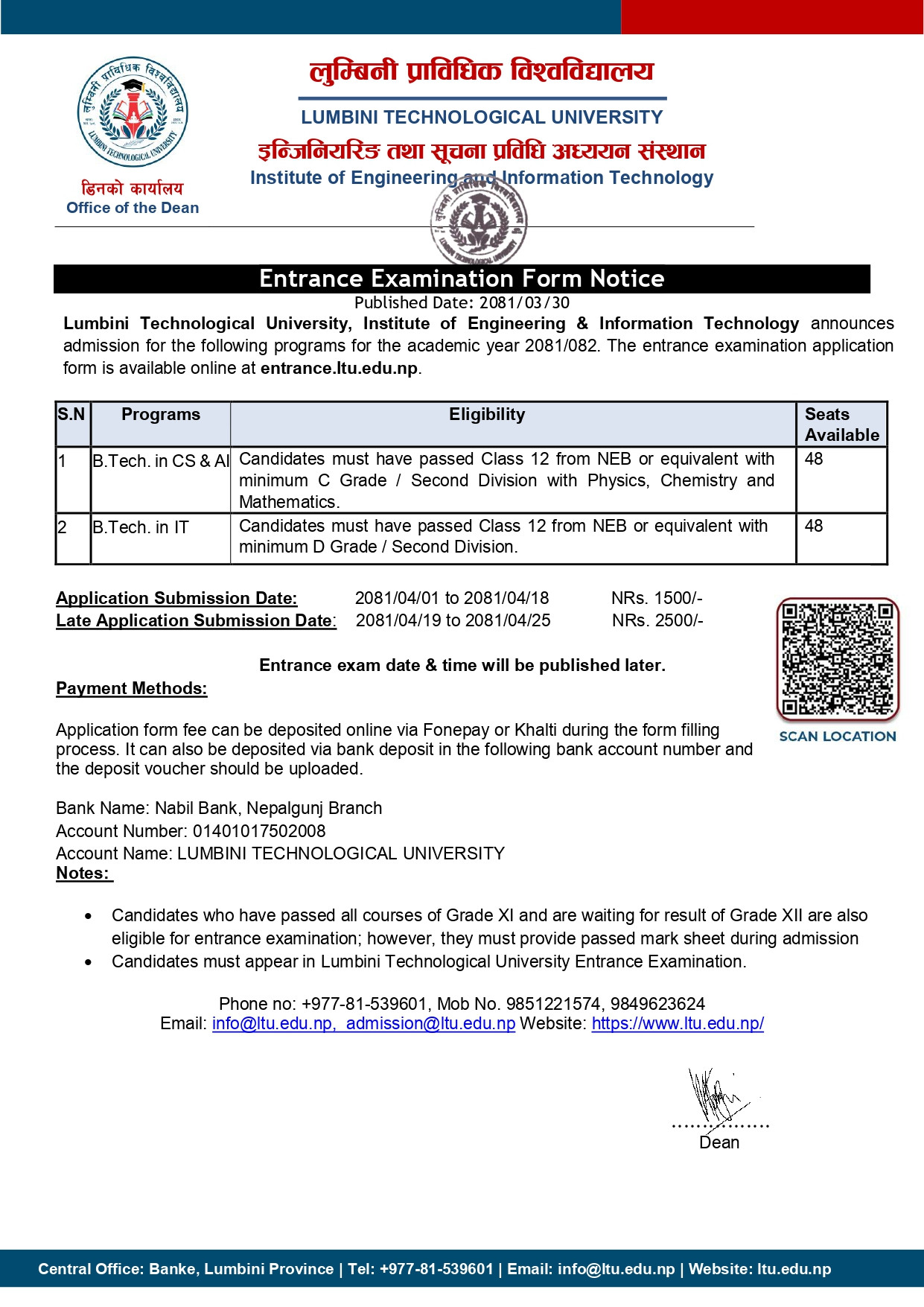 Lumbini Technological University (LTU)